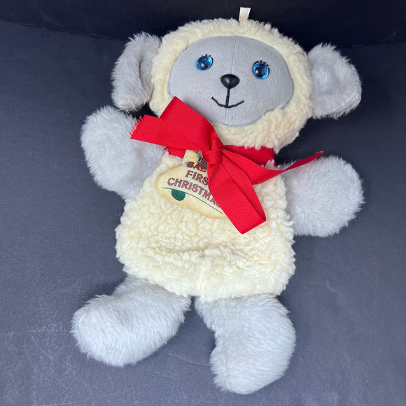 Hallmark | Toys | Hallmark Stuffables Babys First Christmas Stocking ...